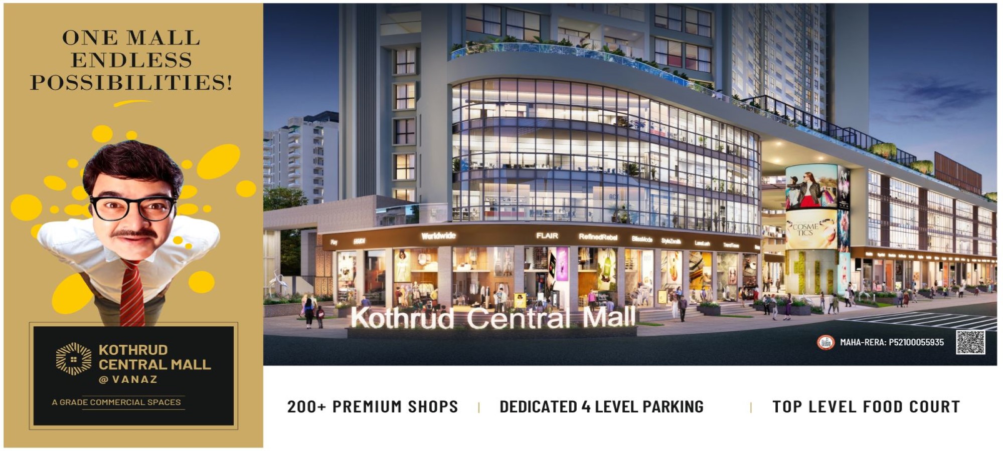 Kothrud Central Mall | Shops & Showrooms | Majestique Landmarks